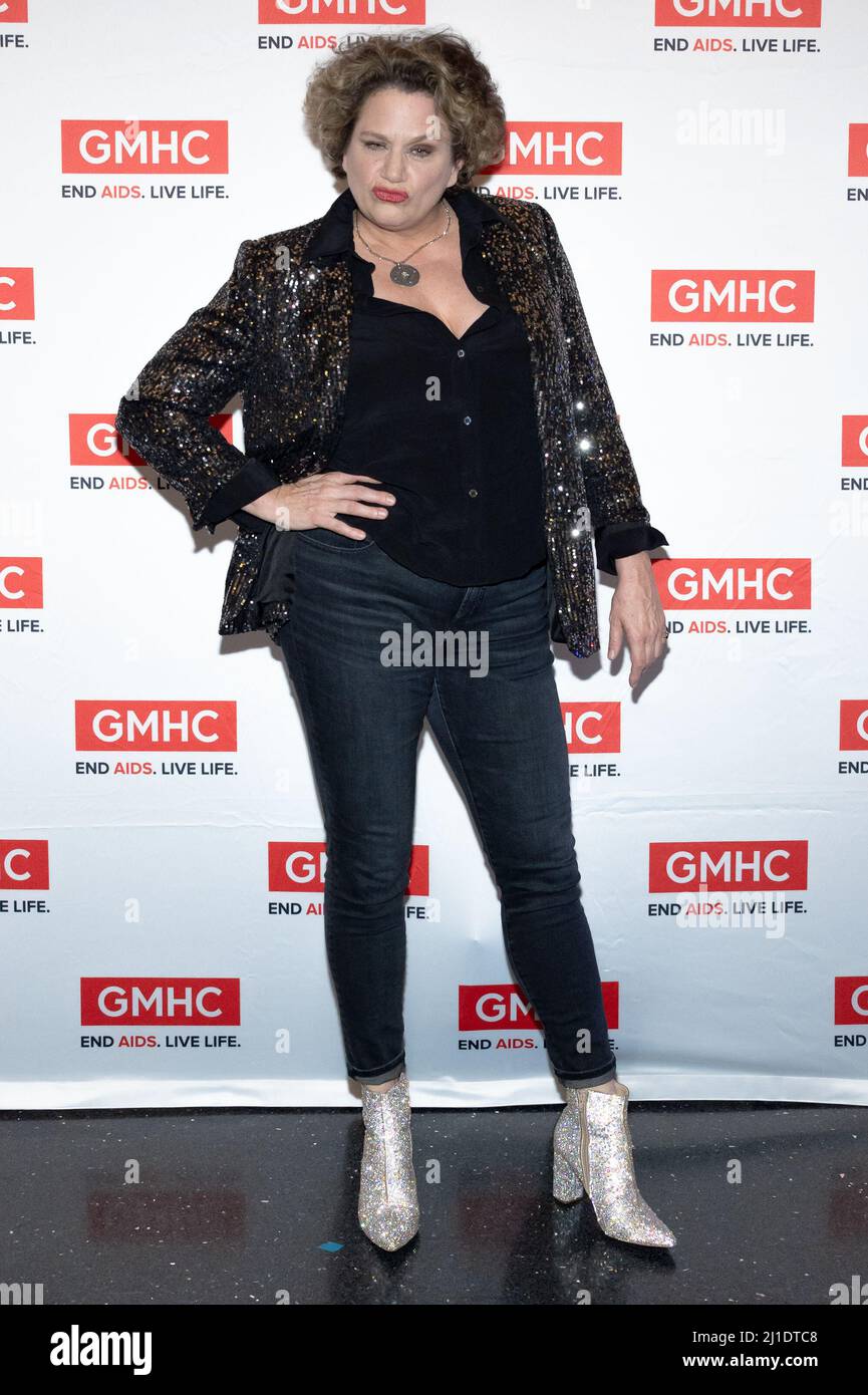 New York, USA. 24th Mar, 2022. Cady Huffman attends the 2022 GMHC ...