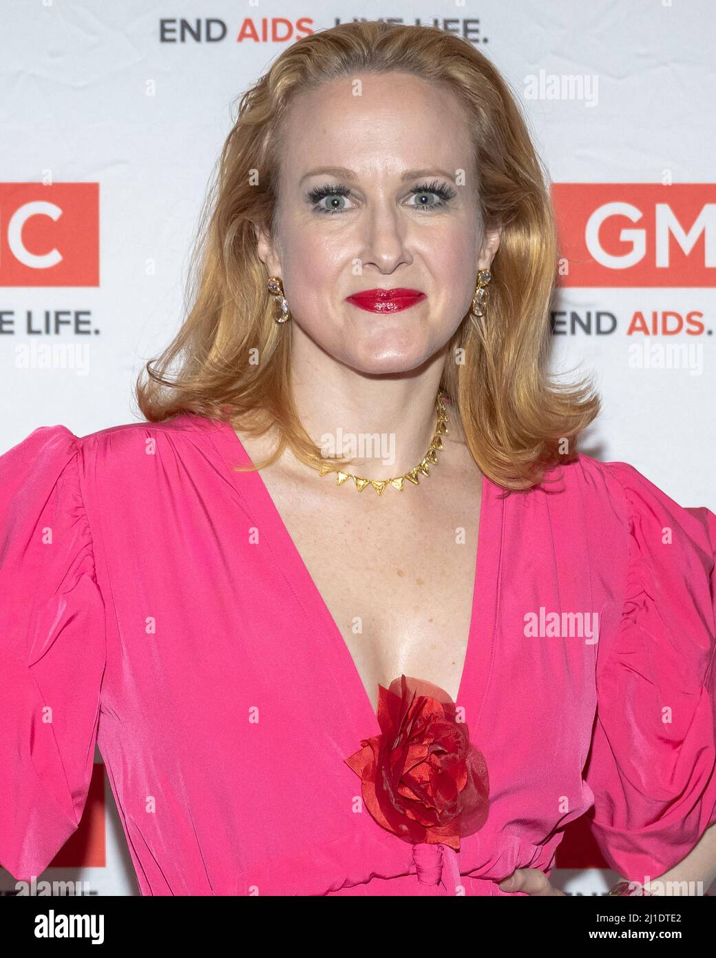 New York, USA. 24th Mar, 2022. Katie Finneran attends the 2022 GMHC ...