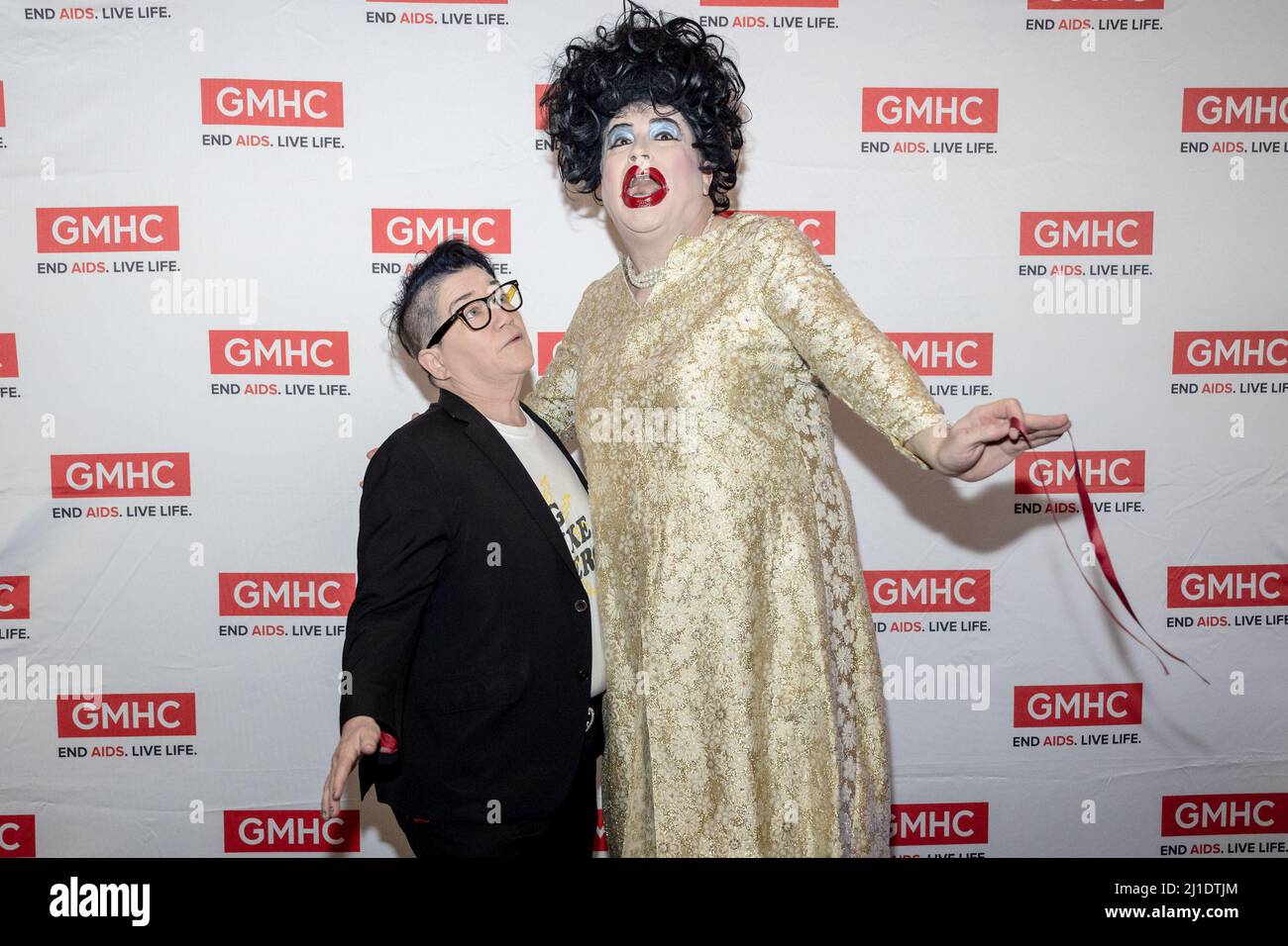 New York, USA. 24th Mar, 2022. (L-R) Lea DeLaria and Dina Martina ...