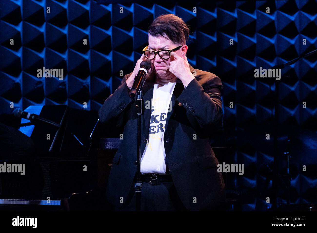 New York, USA. 24th Mar, 2022. Lea DeLaria receives the Howard Ashman ...