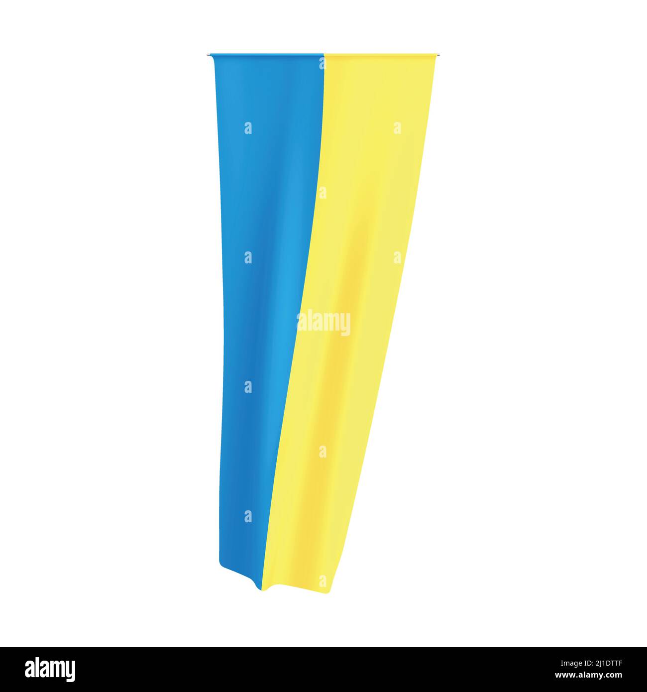Ukraine vertical flag. National Ukrainian yellow blue flag. Ukraine ...
