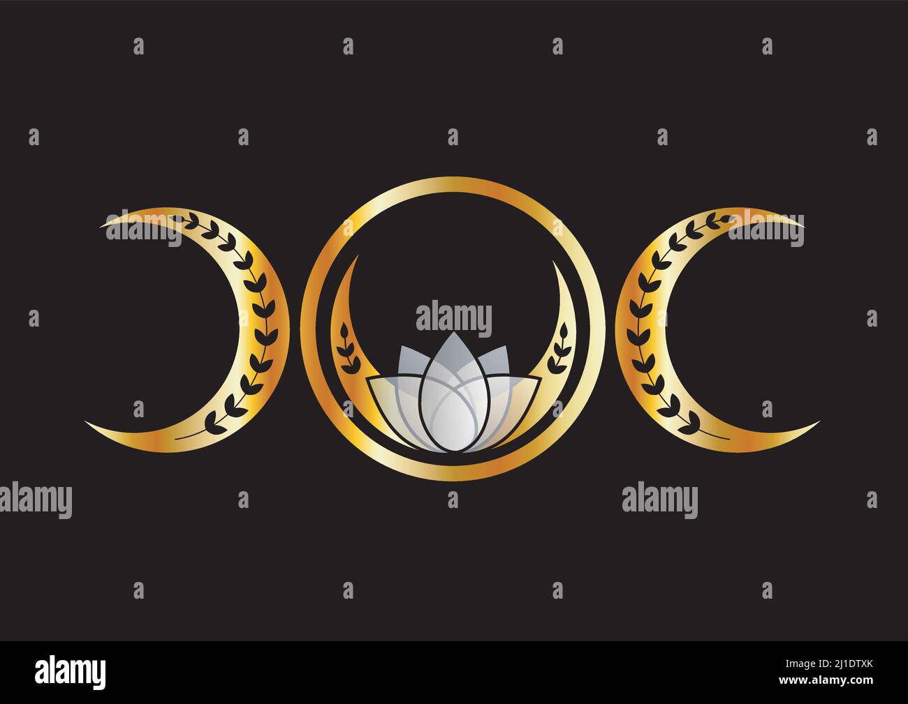 Goddess of moon and fertility Stock Vector Images - Alamy