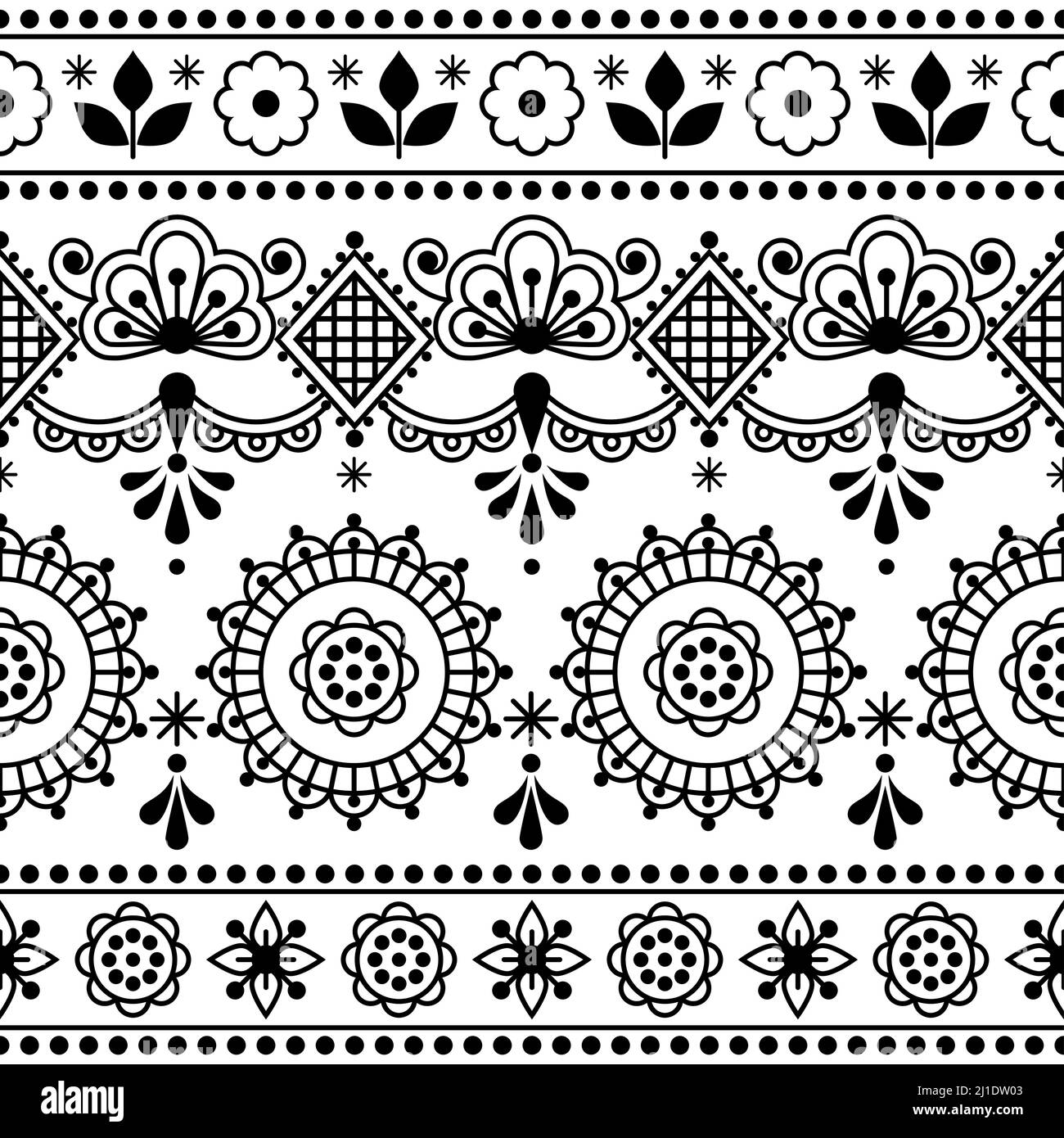 Folk bouquet Black and White Stock Photos & Images - Alamy