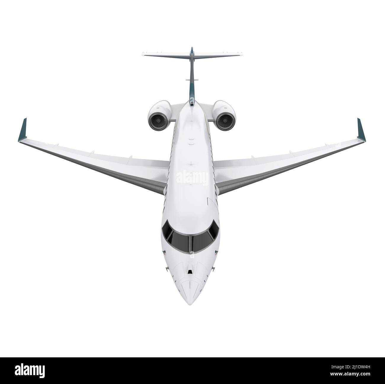 Private Jet Airplane Isolated Stock Photo - Alamy