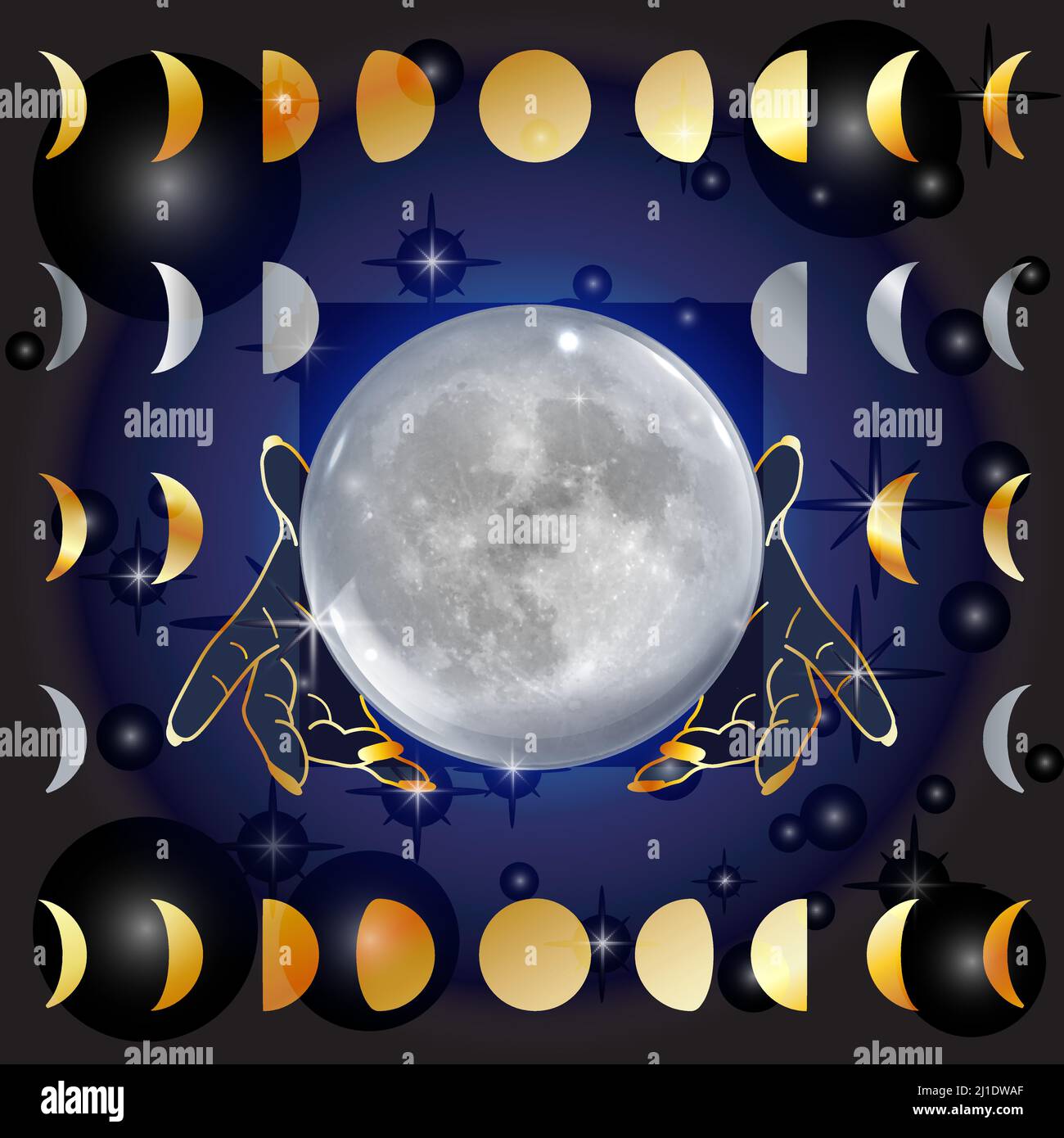 Female prophetess Stock Vector Images - Alamy