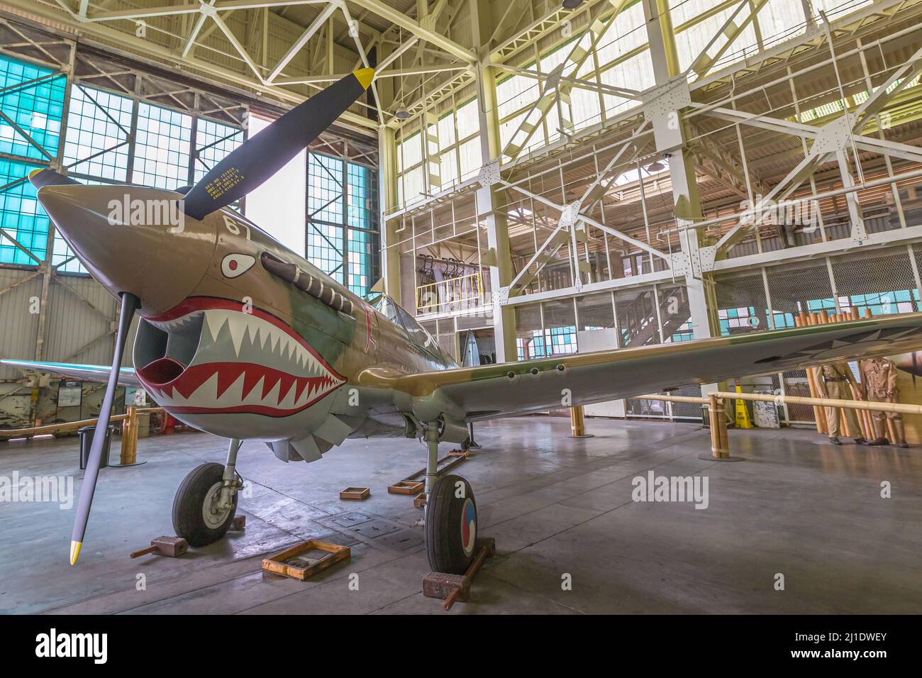 Hawaii, United States - August 2016: Curtiss P-40E Warhawk single ...
