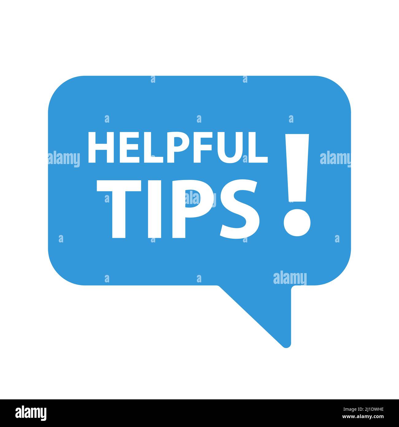 Helpful tips speech bubble banner vector for business, marketing ...