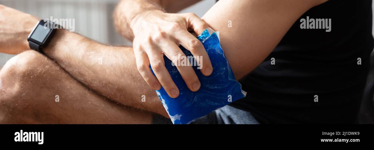 Icepack athlete hi-res stock photography and images - Alamy