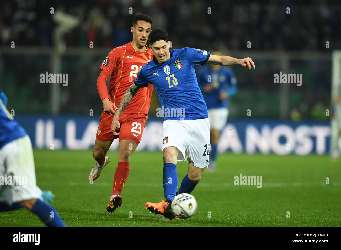 Alessandro Bastoni (Italy)Bojan Miovski during the Fifa "World Cup 2022 ...