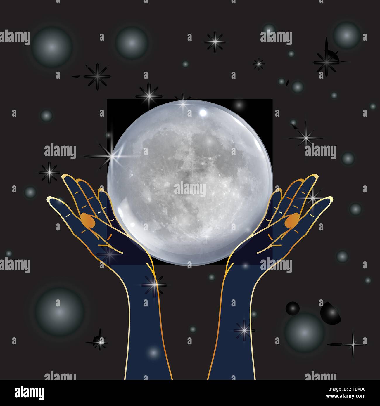 Womans hands holding Stock Vector Images - Alamy