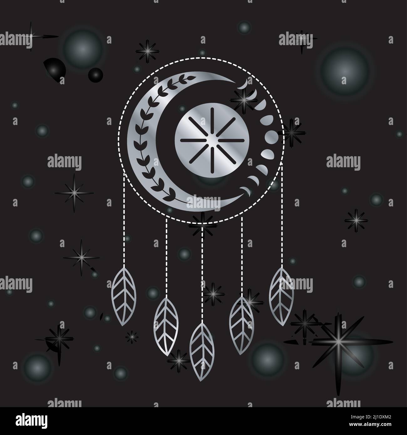 Native american dream catcher Black and White Stock Photos & Images - Alamy