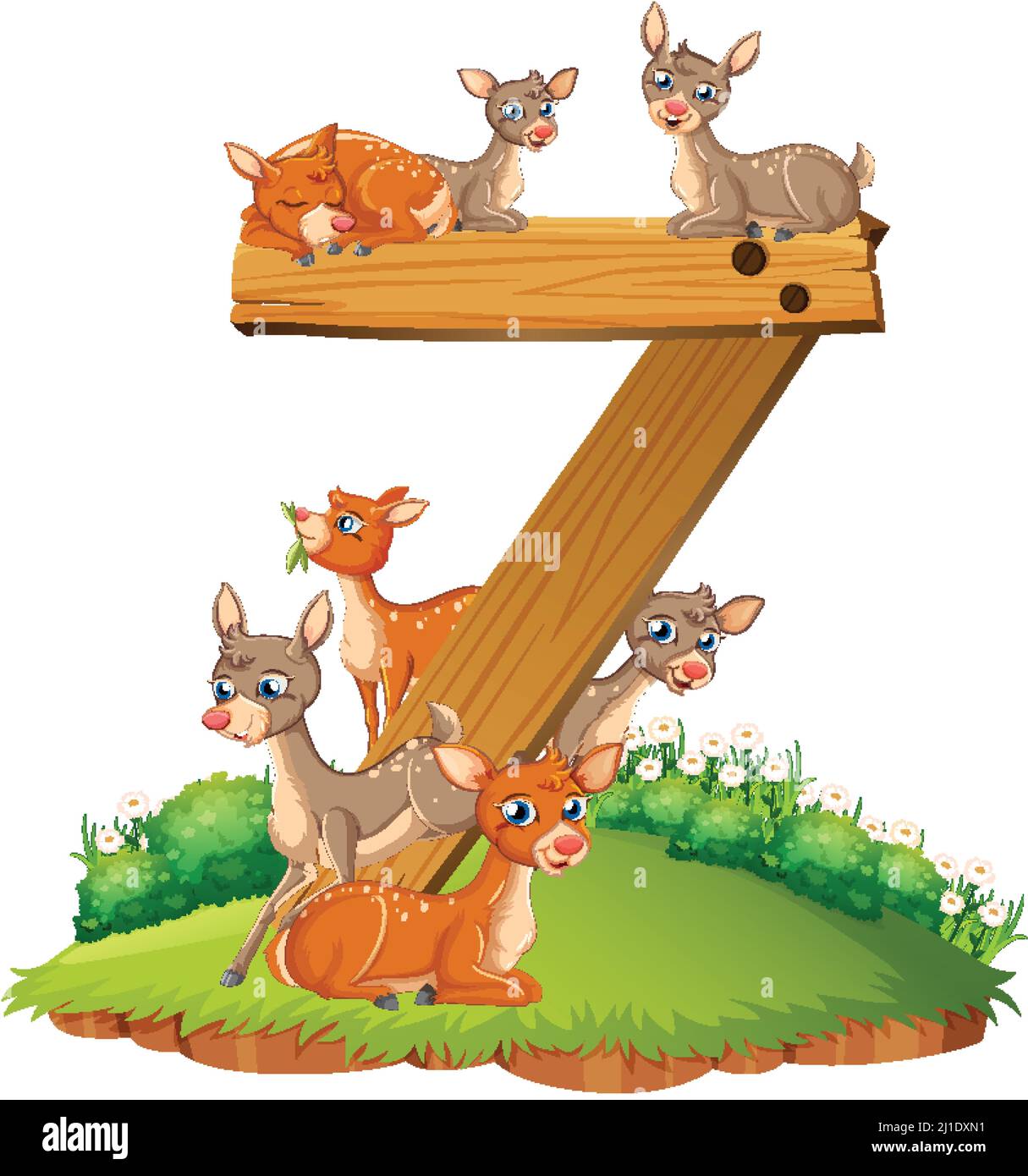 Wildlife seven Stock Vector Images - Alamy