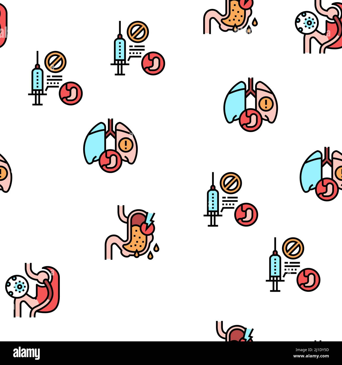 Bariatric Surgery Vector Seamless Pattern Stock Vector Image & Art - Alamy