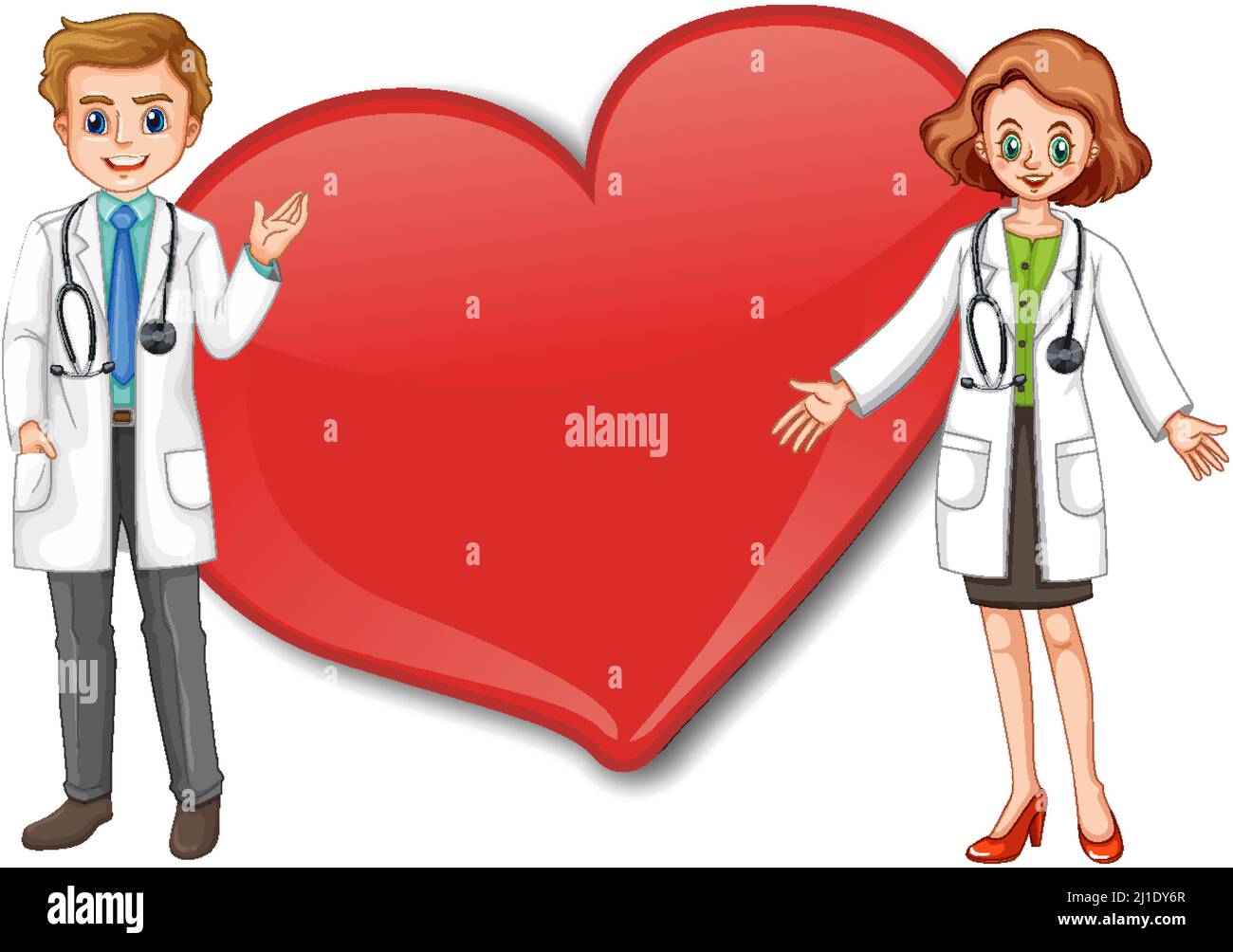 Doctors cartoon hi-res stock photography and images - Alamy