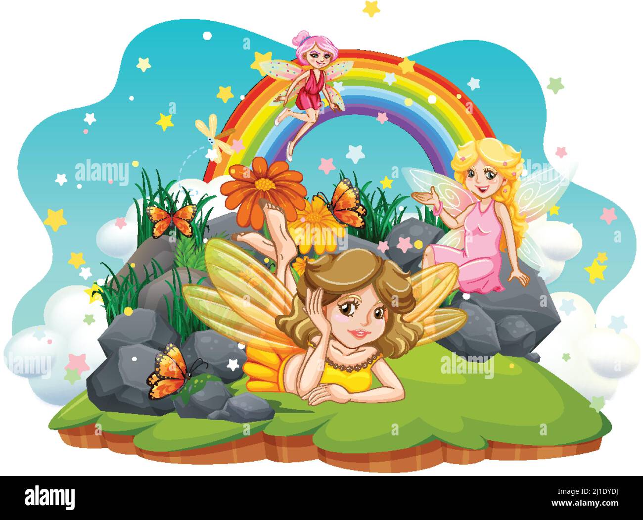 Flower fairies illustration hi-res stock photography and images - Alamy