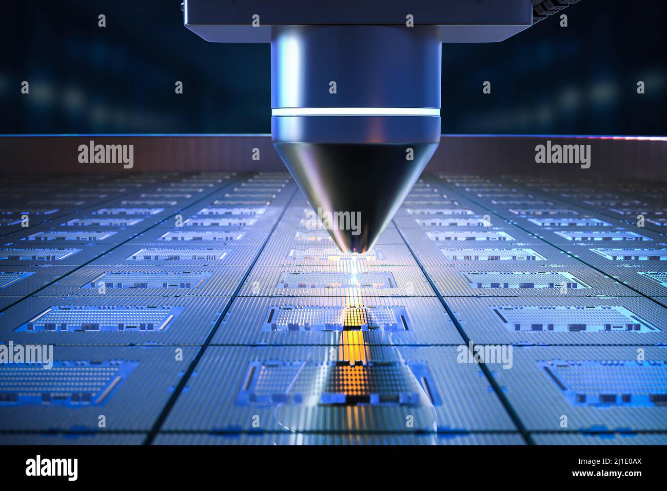 Semiconductor manufacturing with 3d rendering robotic arms with silicon ...