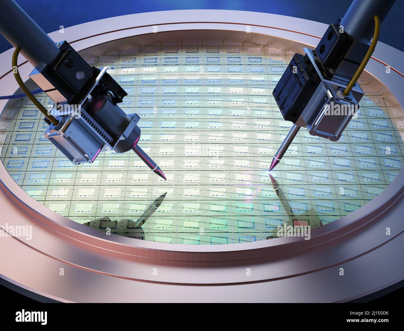 Semiconductor manufacturing with 3d rendering robotic arms with silicon ...