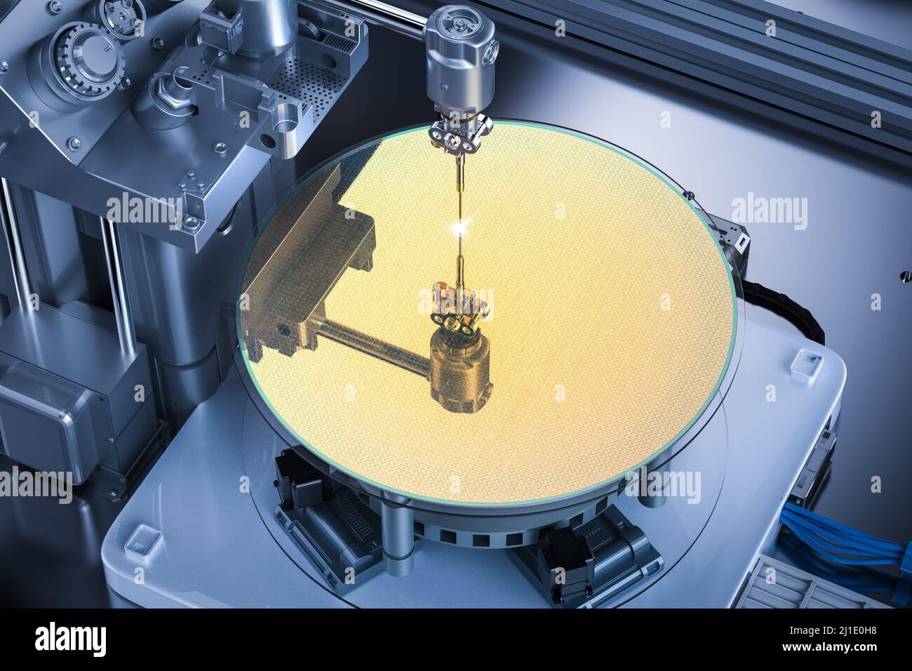 Semiconductor manufacturing with 3d rendering robotic arms with silicon ...
