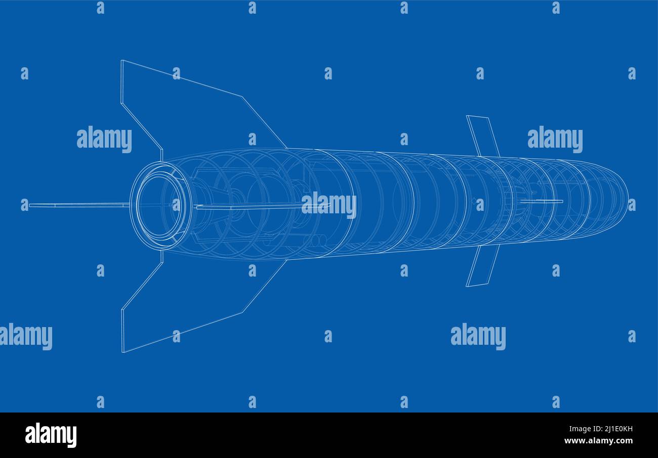 Military missile army rocket. Vector Stock Vector Image & Art - Alamy