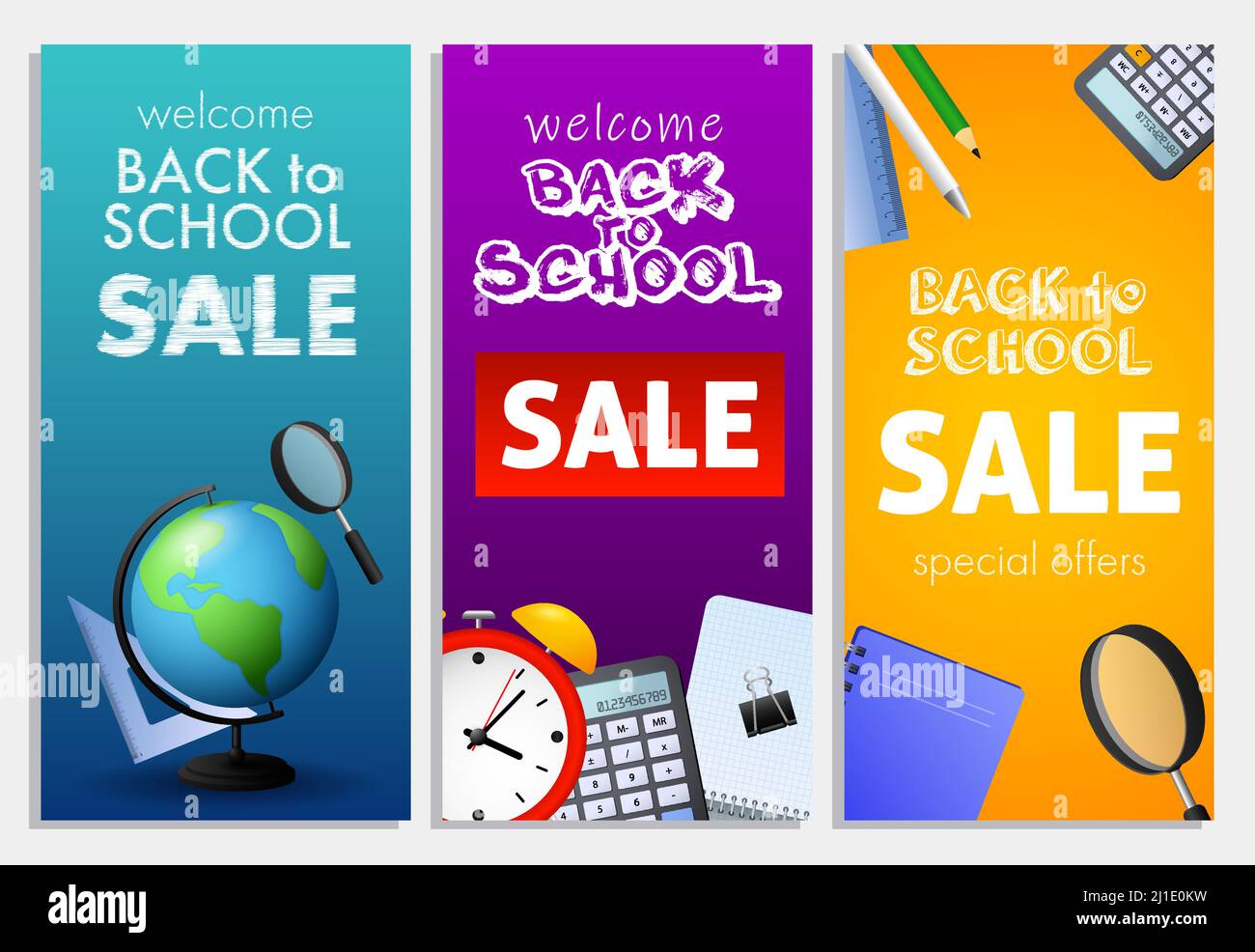 Welcome back to school, sale letterings set, Earth globe. Offer or sale ...