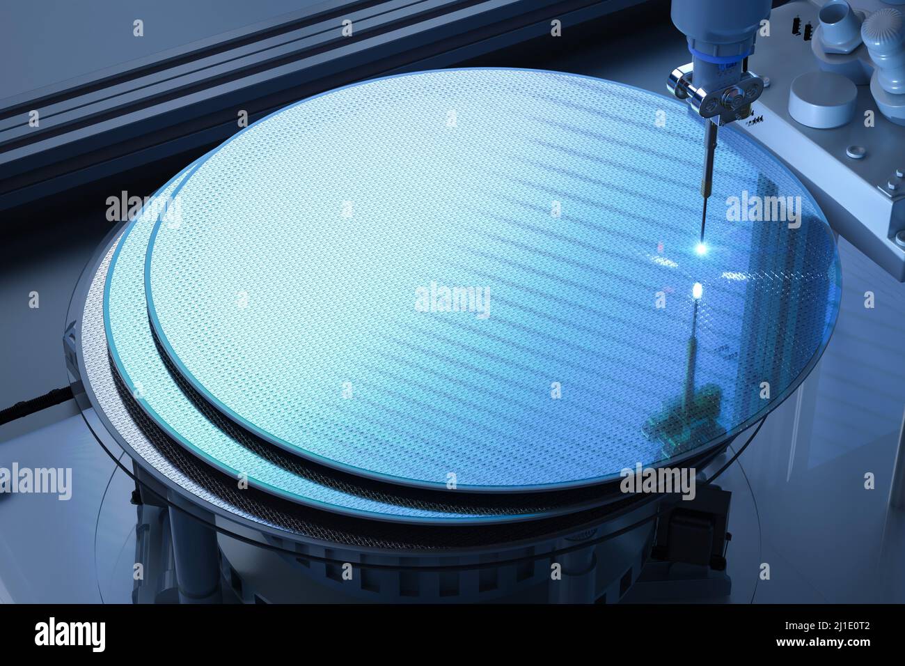 Semiconductor manufacturing with 3d rendering robotic arms with silicon ...