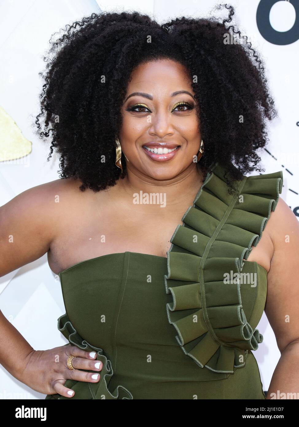 BEVERLY HILLS, LOS ANGELES, CALIFORNIA, USA - MARCH 24: Demetria Lucas ...