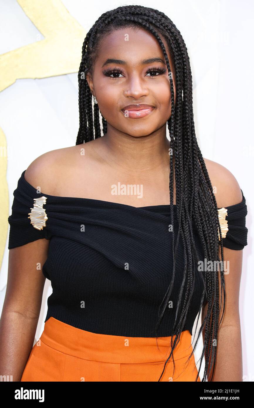 BEVERLY HILLS, LOS ANGELES, CALIFORNIA, USA - MARCH 24: Layla Crawford ...