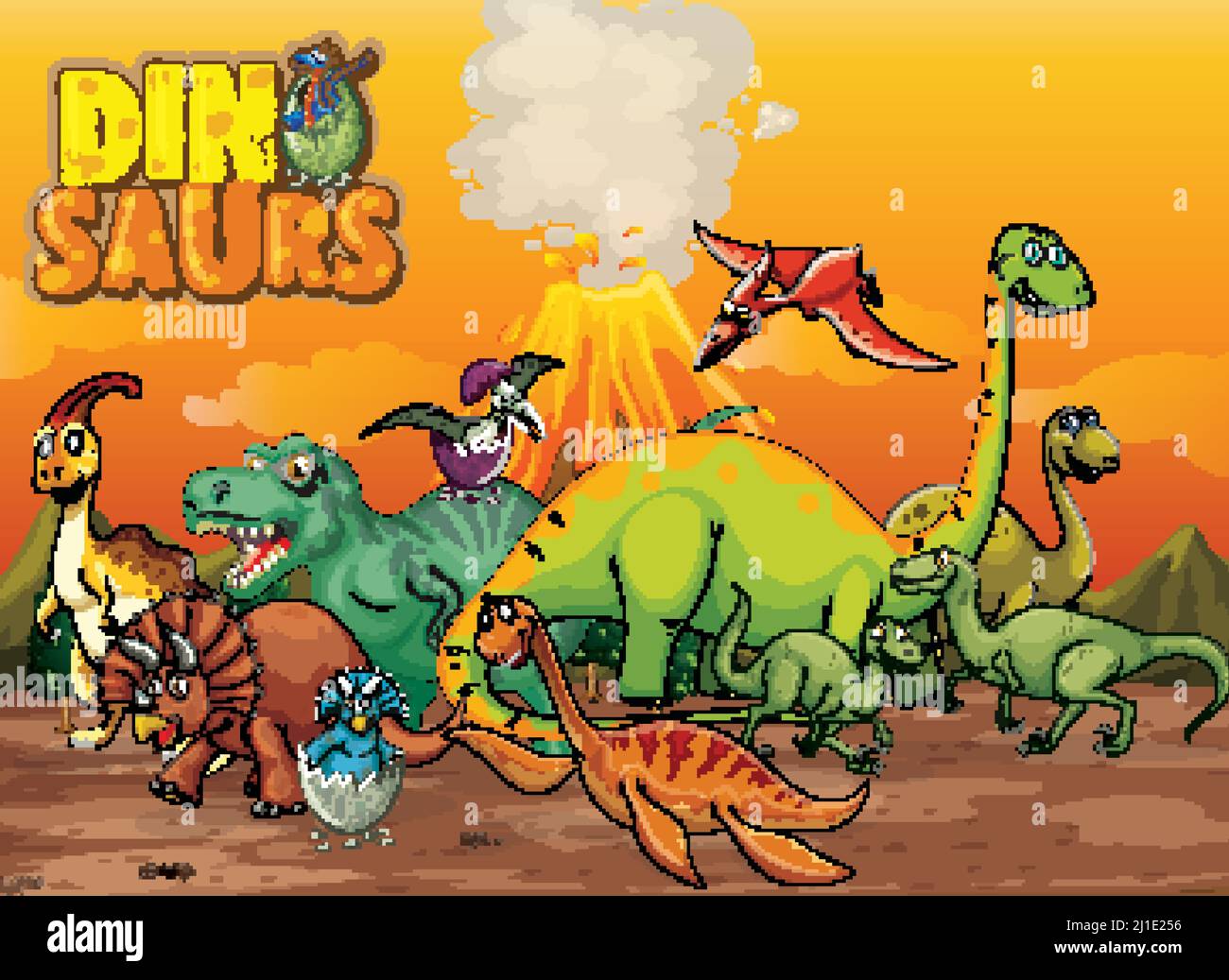 Torosaurus Stock Vector Images - Alamy