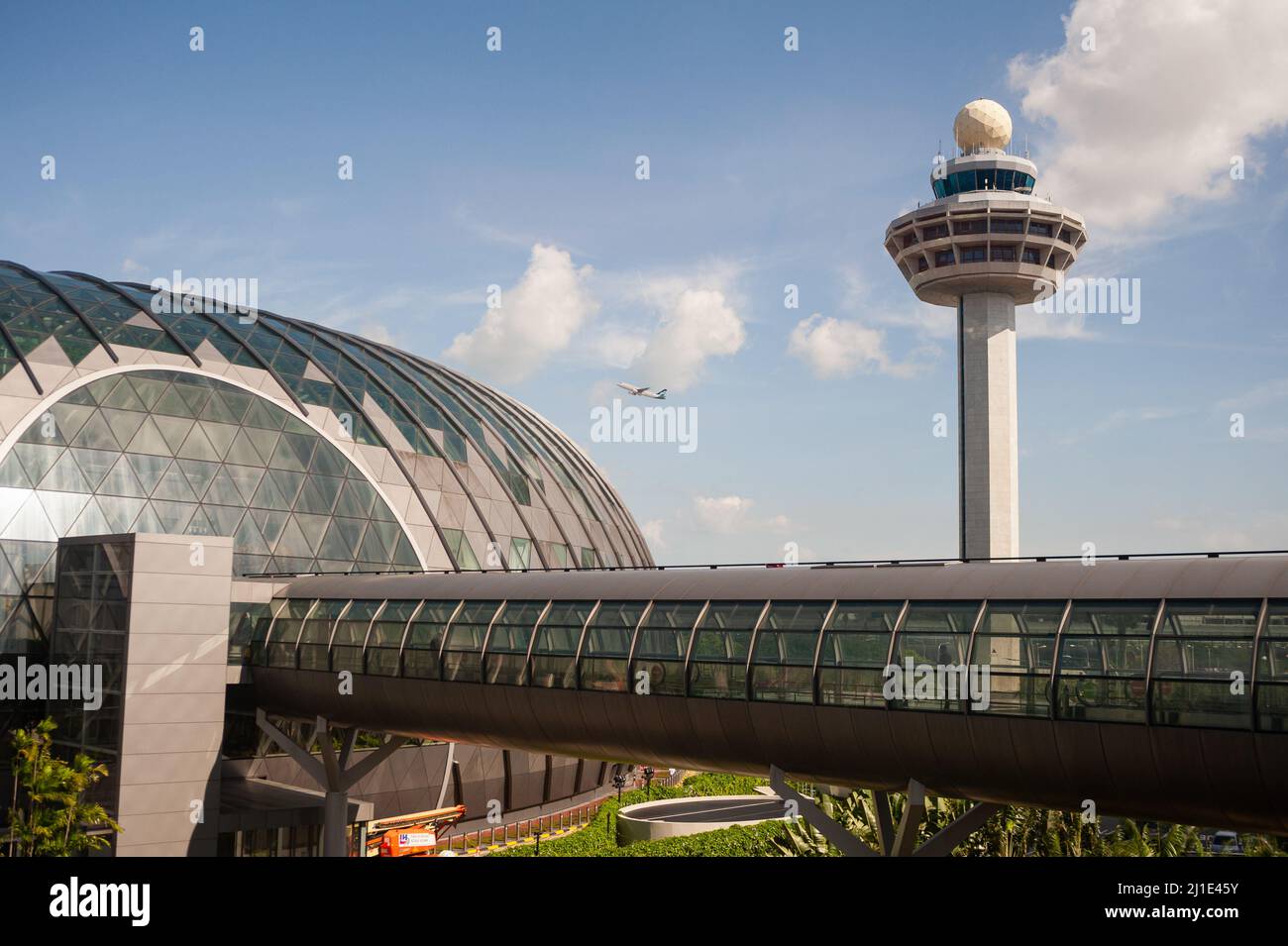 31.01.2020, Singapore, , Singapore - View of the new Jewel Terminal ...