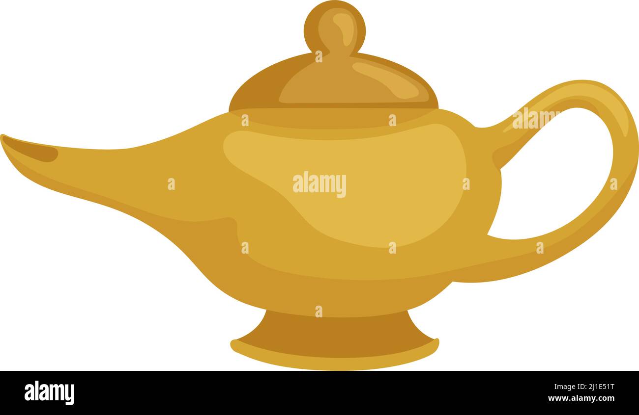 golden magic lamp Stock Vector Image & Art - Alamy