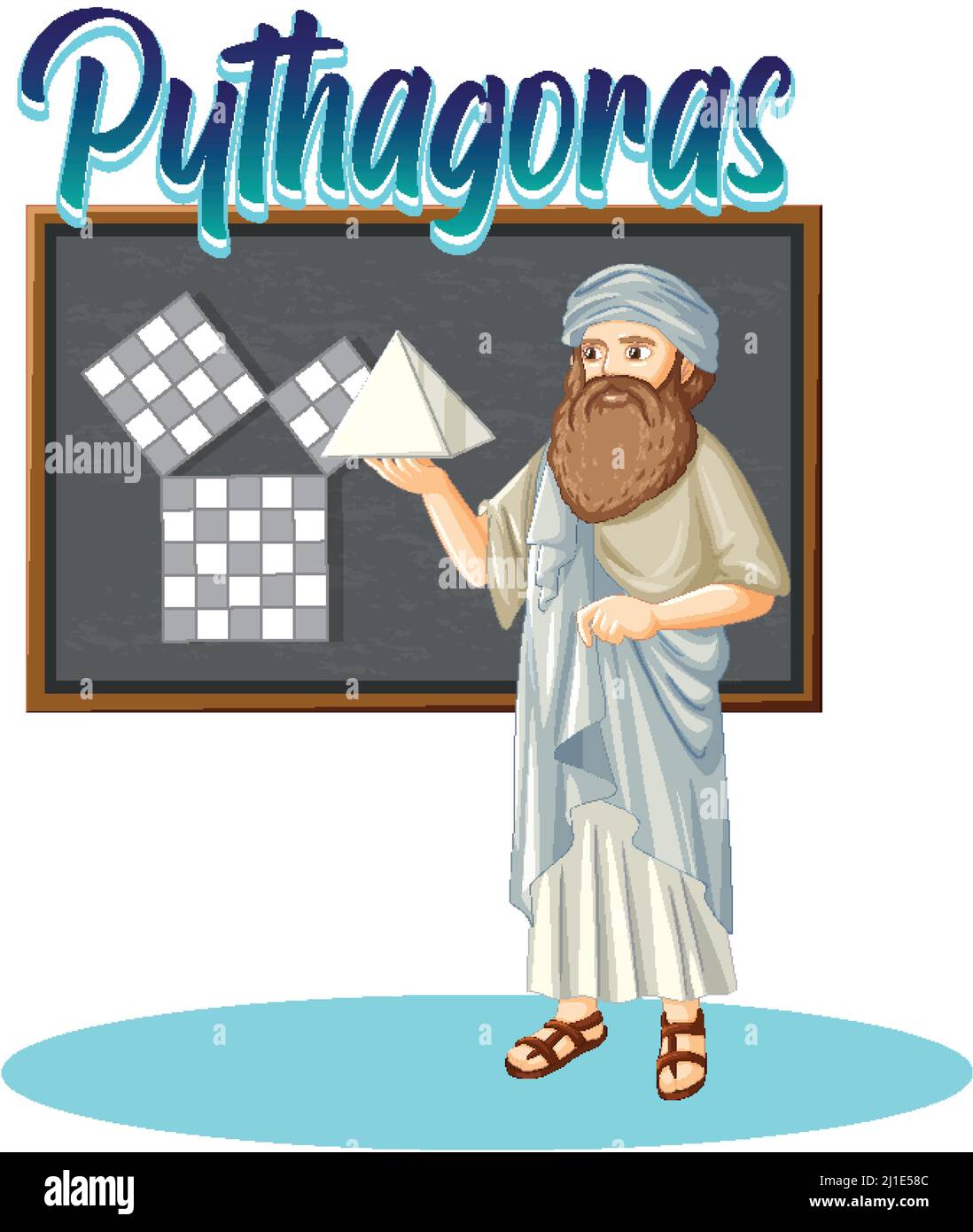 Pythagoras portrait Stock Vector Images - Alamy