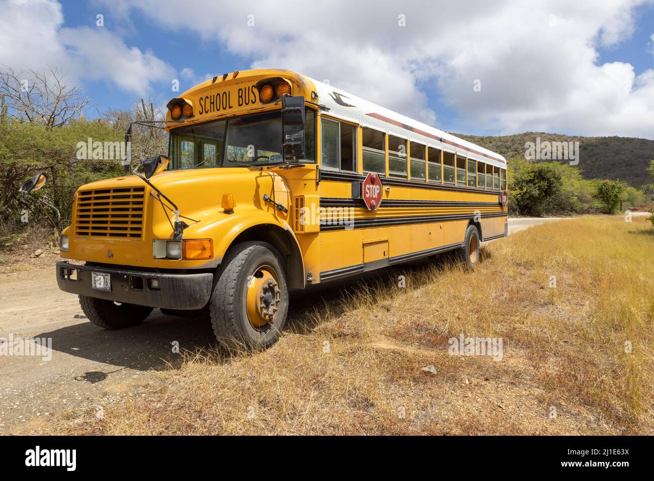 Curacao school bus hi-res stock photography and images - Alamy