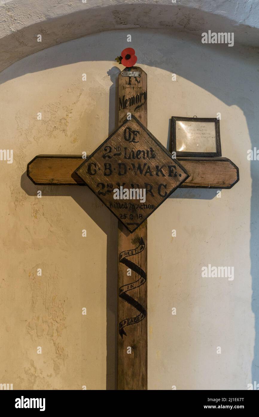 Ww1 battlefield cross hi-res stock photography and images - Alamy