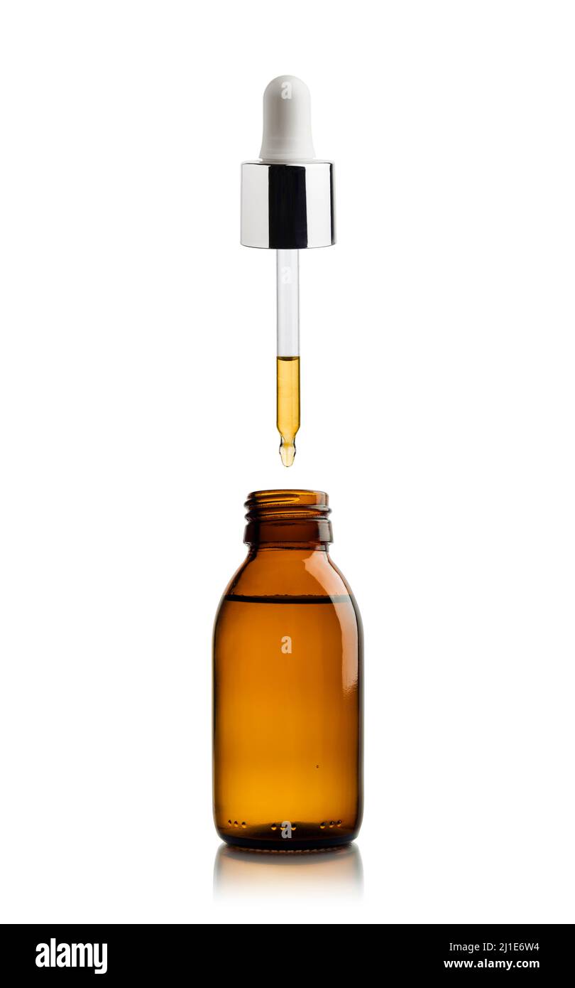 Cosmetic essence oil liquid Cut Out Stock Images & Pictures - Alamy