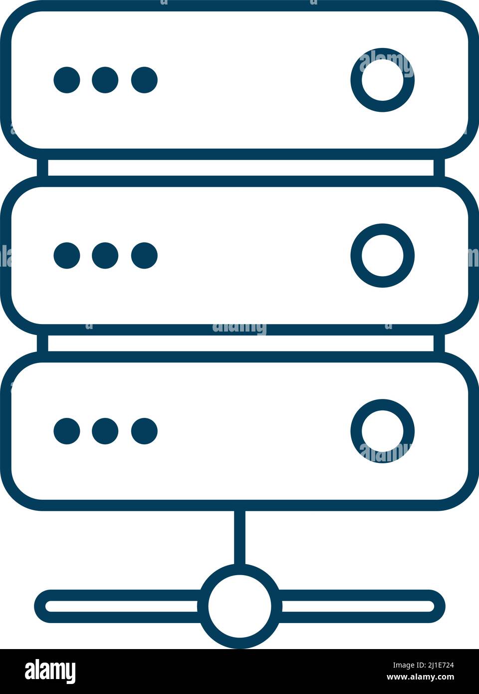 data server line style Stock Vector Image & Art - Alamy