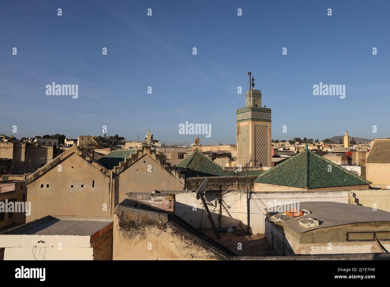 General view of Fez City in Morocco Stock Photo - Alamy
