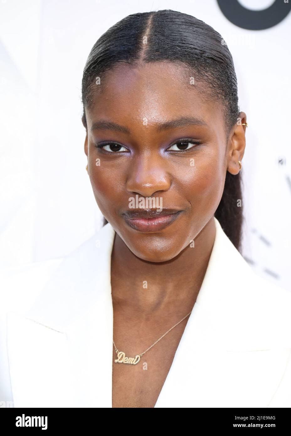 BEVERLY HILLS, LOS ANGELES, CALIFORNIA, USA - MARCH 24: Demi Singleton ...