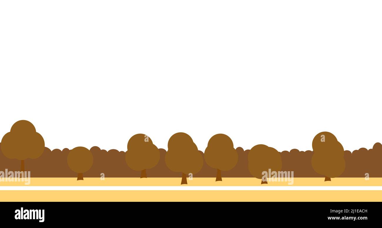 2d cartoon cityscape background with buildings. City illustration ...