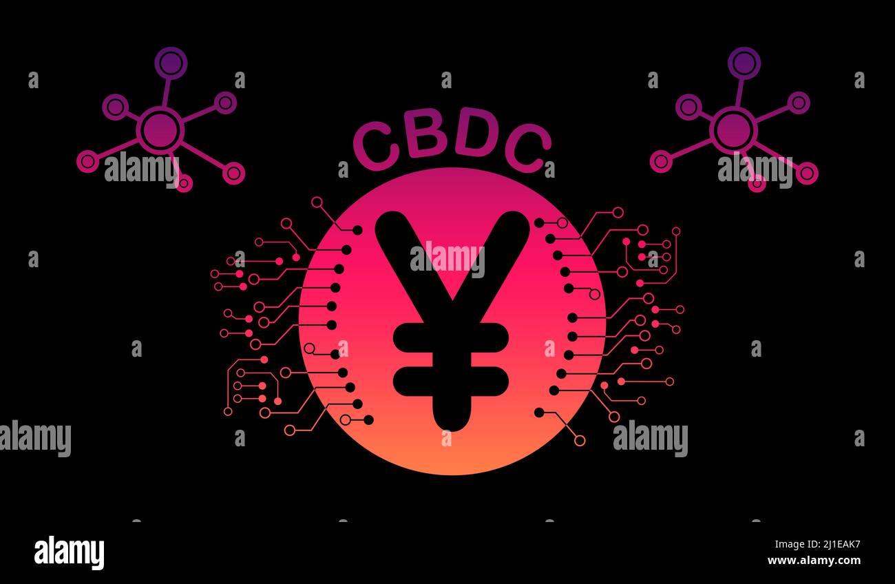 Illustration of a cbdc concept Stock Photo - Alamy