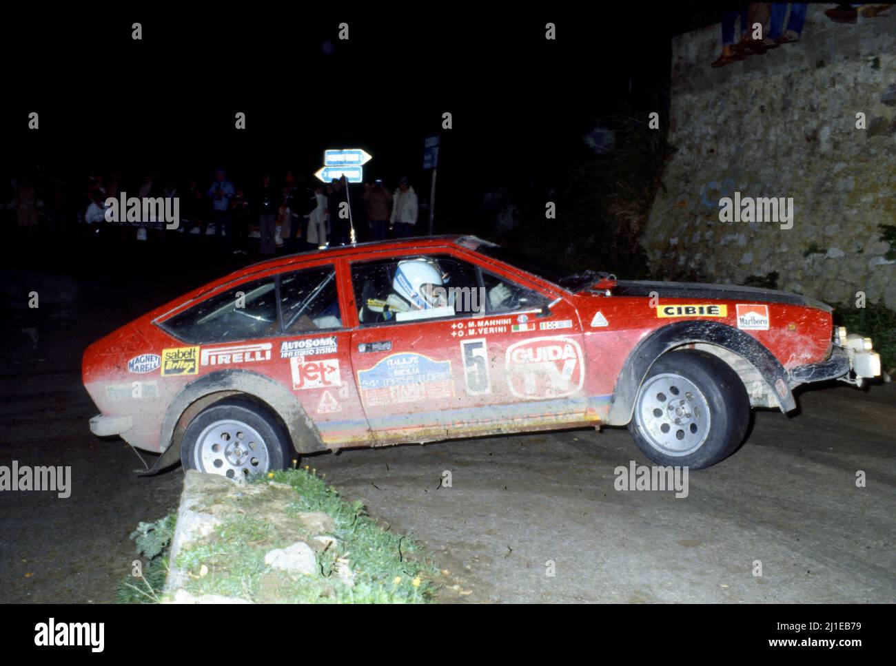 Maurizio Verini (ITA) Mauro Mannini (ITA) Alfa Romeo Alfetta GTV ...