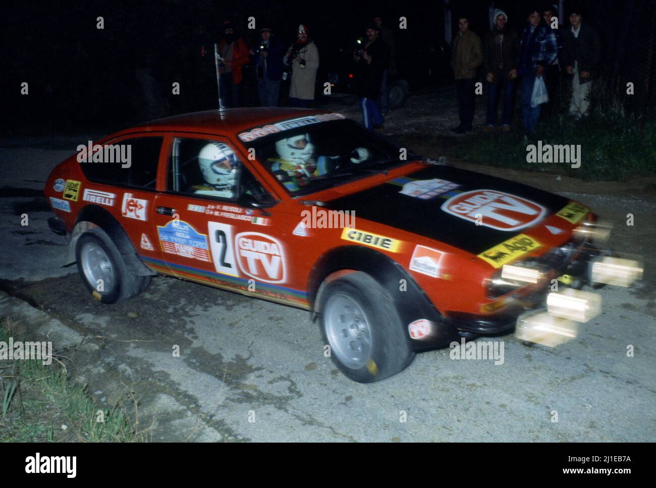 Mauro Pregliasco (ITA) Vittorio Reisoli (ITA) Alfa Romeo Alfetta GTV ...