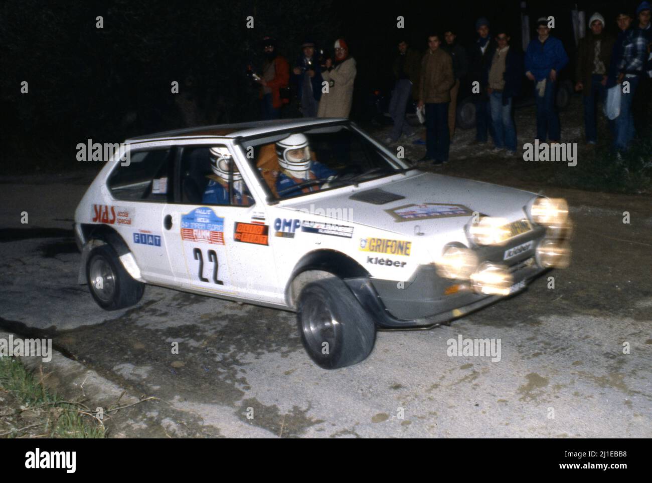 Carlo Capone (ITA) Luigi Maran (ITA) Fiat Ritmo 75 Abarth Gr2 Scuderia ...