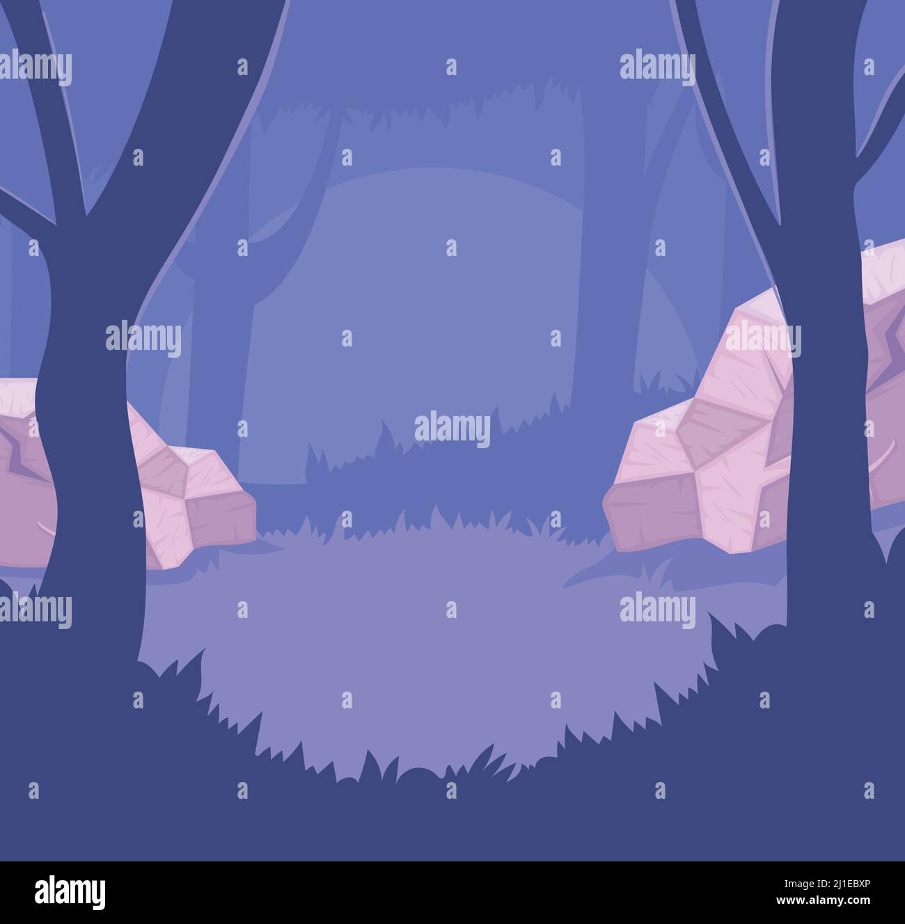 fairytale forest landscape Stock Vector Image & Art - Alamy