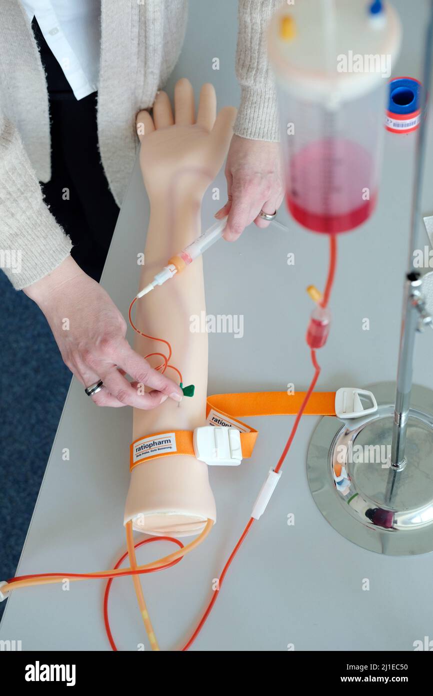 Blood collection training hi-res stock photography and images - Alamy