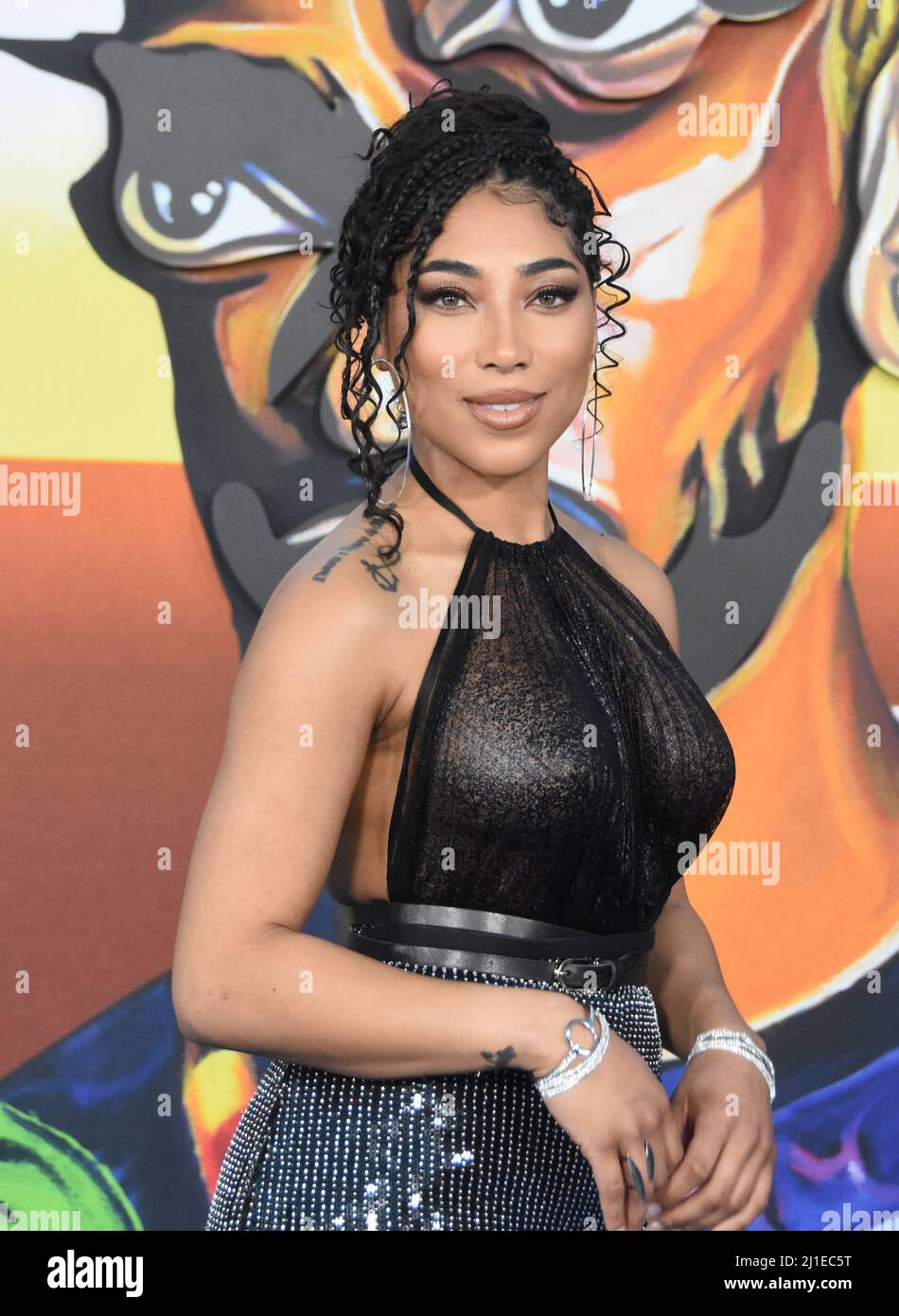 Los Angeles, California, USA. 24th Mar, 2022. Actress Adriyan Rae ...