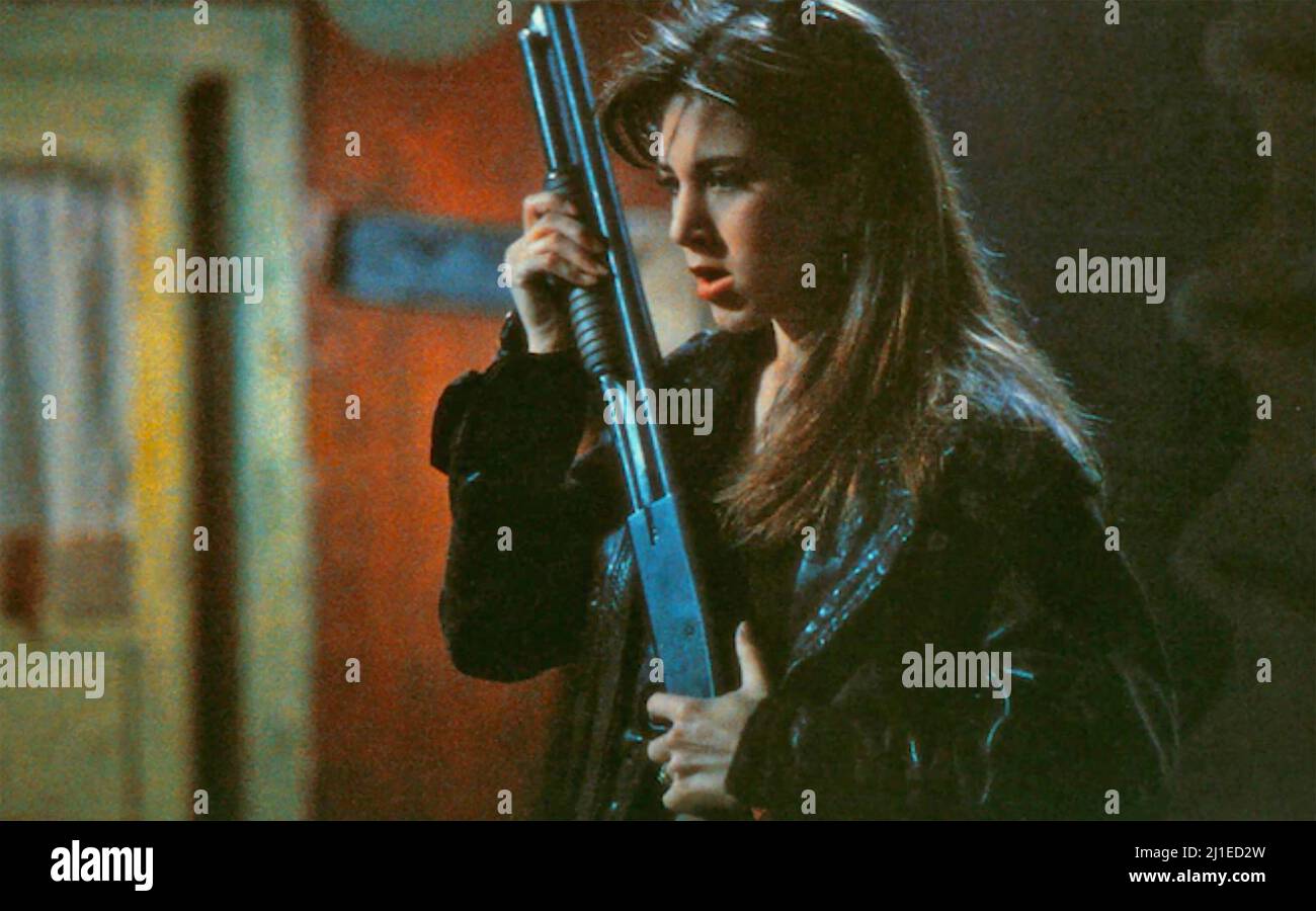 LEPRECHAUN 1993 Trimark Pictures film with Jennifer Aniston as Tory ...