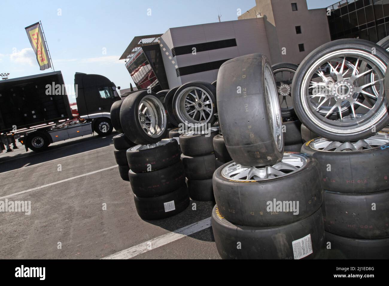 Pirelli service center Stock Photo - Alamy