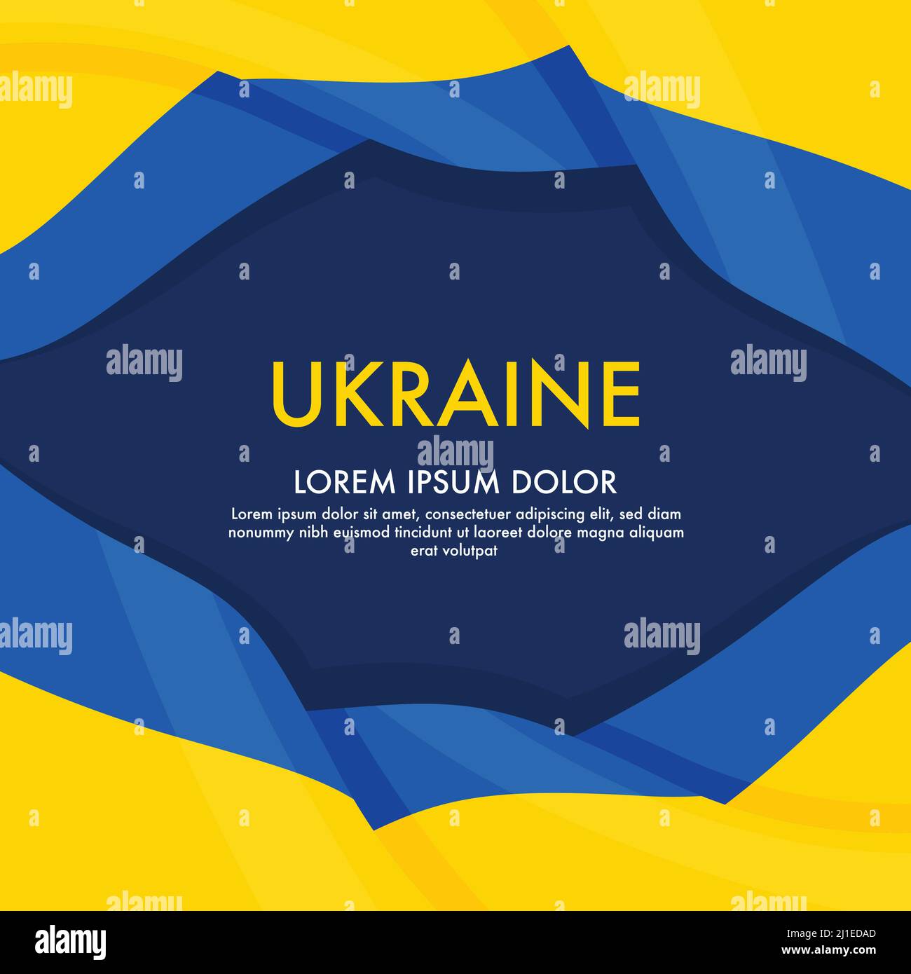 National Flag of Ukraine concept background Stock Vector Image & Art ...