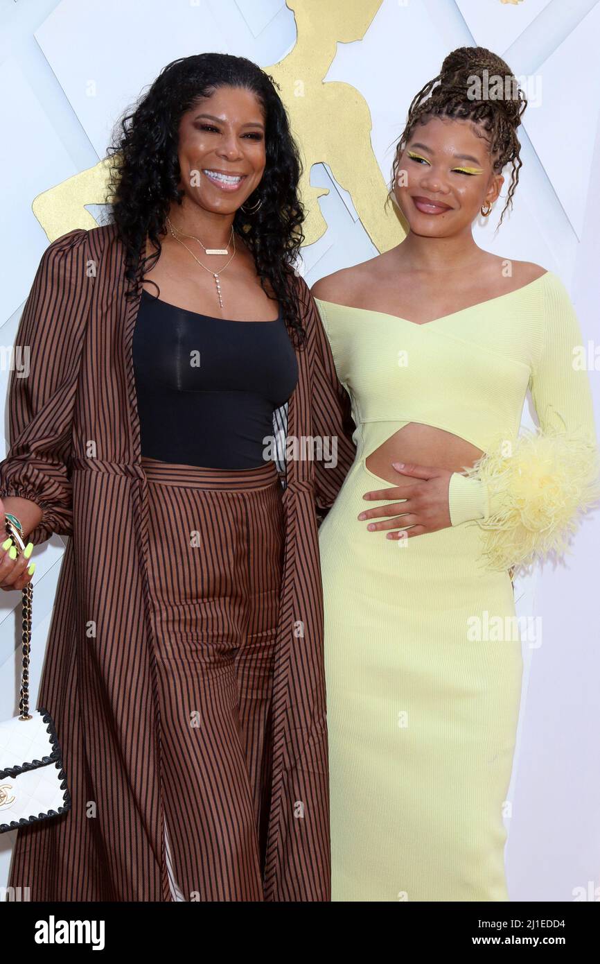 LOS ANGELES - MAR 24: Robyn Simpson Reid, Storm Reid at the ?ESSENCE ...