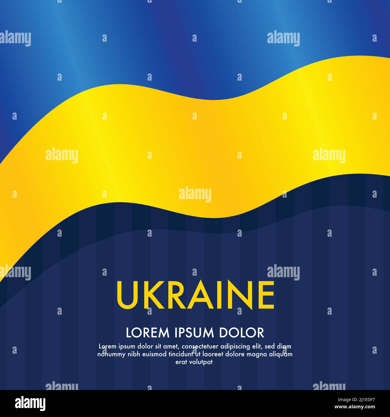National Flag of Ukraine concept background Stock Vector Image & Art ...